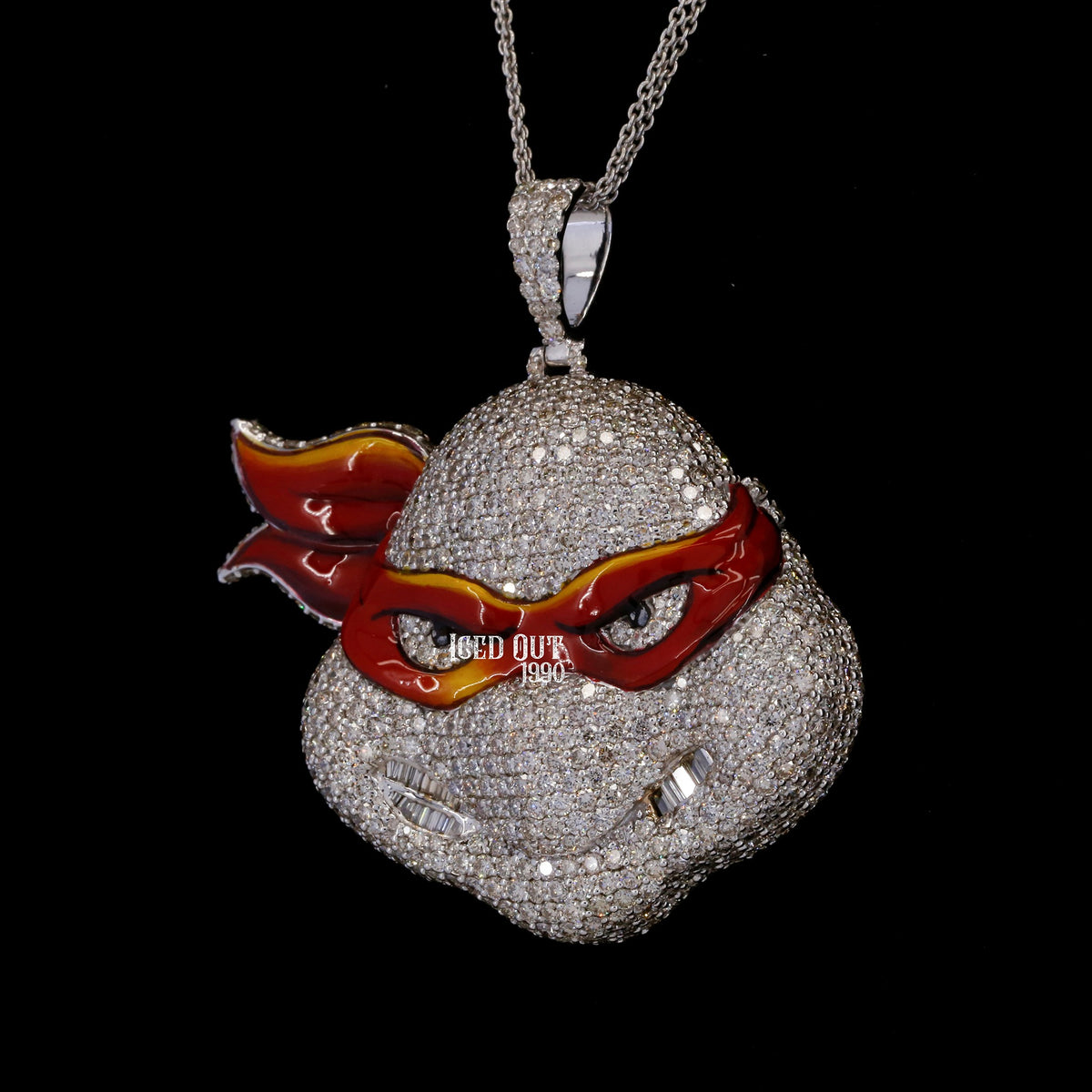 Mutant Ninja Turtles Hip Hop 3D Enamel Pendant – icedout1990.com